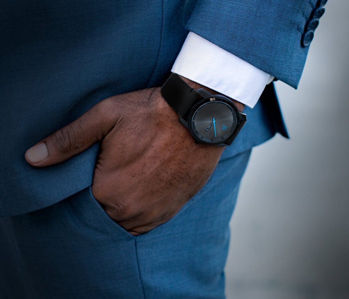 POYNTR "Negative Space" modern mens watch